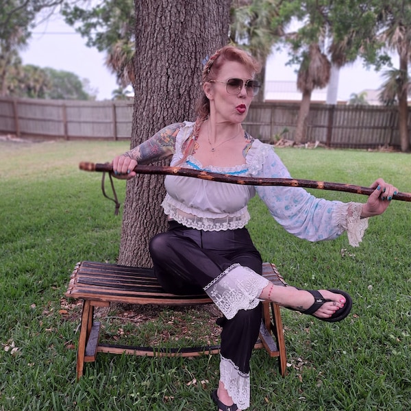 Shepherd Staff 60 Oak Staff Handmade in the USA Strong Sheep Herding ...