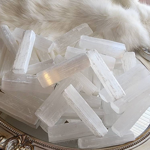 Mini Selenite Sticks Bulk - 2" to 2.5" Pieces - Small Selenite Crystal ...