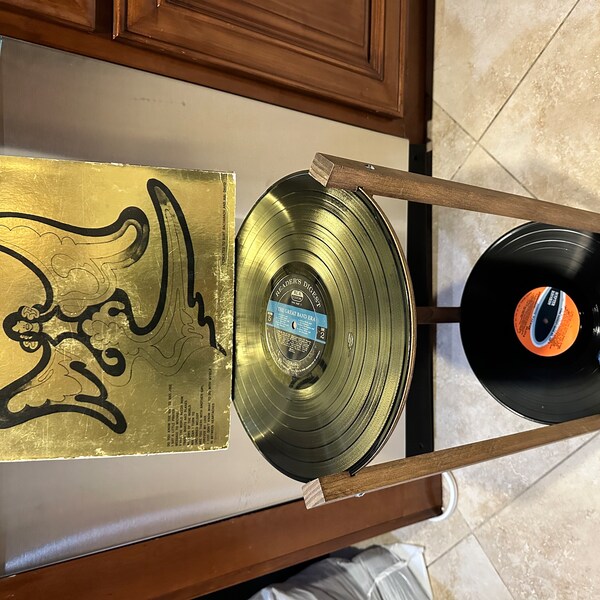 Record Table, Two Shelf LP Retro Record Side Table, Plant Stand - Etsy
