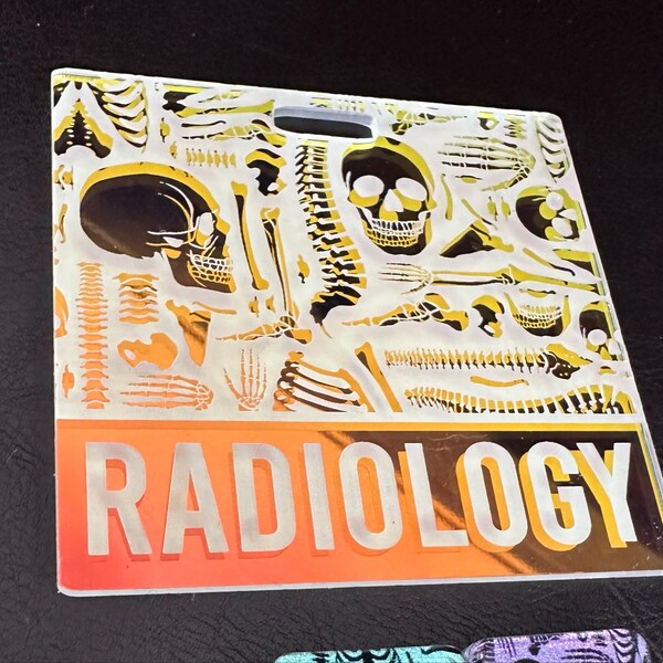 Radiology Badge Buddy - Xray Badge Buddy - Anatomy Badge Buddy- Ortho ...