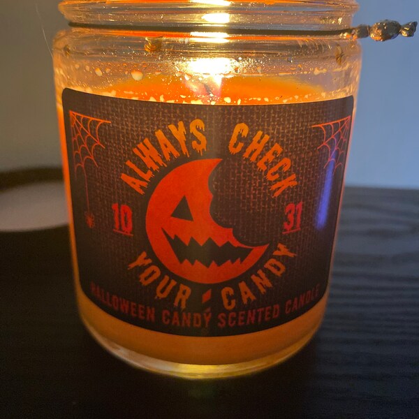 Trick ‘r Treat Sam Halloween Candy Scented Soy Candle - Etsy