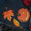 Embroidered Pumpkin Patch - Etsy