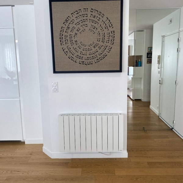 Jewish Art, Jewish Wall Decor, Large Jewish Art, Hebrew Letters ...