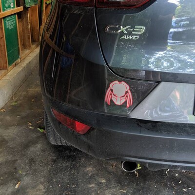 Large Predator Helmet Vinyl Decal - Etsy