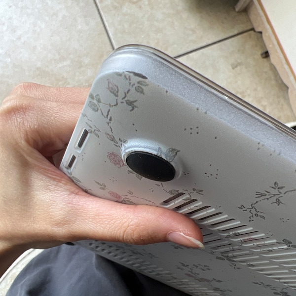 Pretty Flowers on Light Pink Flora MacBook Case for 2025 M4 Air 13/15 ...