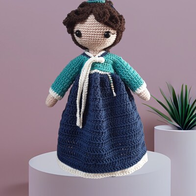 Crochet Korean Girl Pattern, Amigurumi Doll, HANA the Drummer, PDF ...