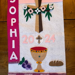 UNASSEMBLED Personalized Confirmation Banner Kit, Confirmation Banner ...