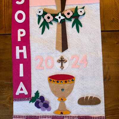 UNASSEMBLED Personalized Confirmation Banner Kit, Confirmation Banner ...