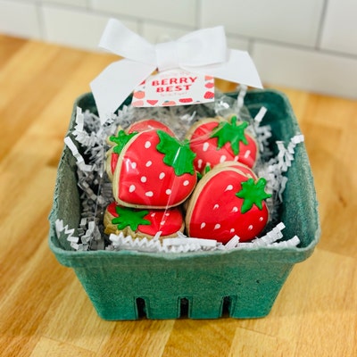 Printable Tag Berry Best Teacher 2 Square - Etsy