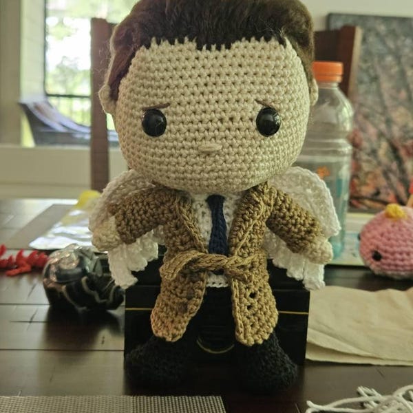 PATTERN: Supernatural Castiel Plush Crochet PDF - Etsy