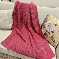 Billowy Knit Throw Quilted Look Blanket Pattern, Pretty Blanket Pattern ...