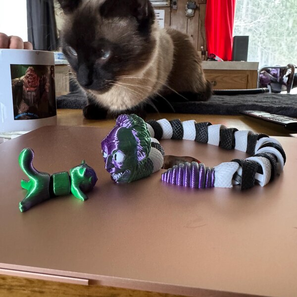 Beetlejuice Articulating Flexi Snake Toy | Halloween Decor | Bendable ...