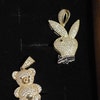 14k Real Gold Pendants Necklace,14k Real Gold Teddy Bear, 14k Real Gold ...