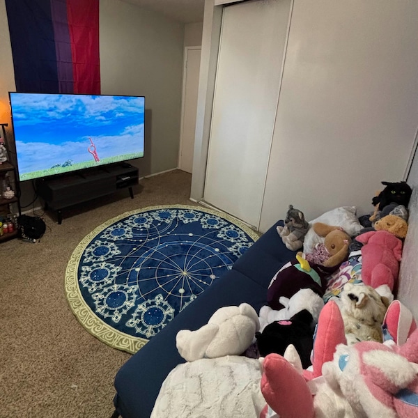 FFXIV Azem Circle Rug - 6ft Round Velvet Carpet - Final Fantasy XIV - Etsy