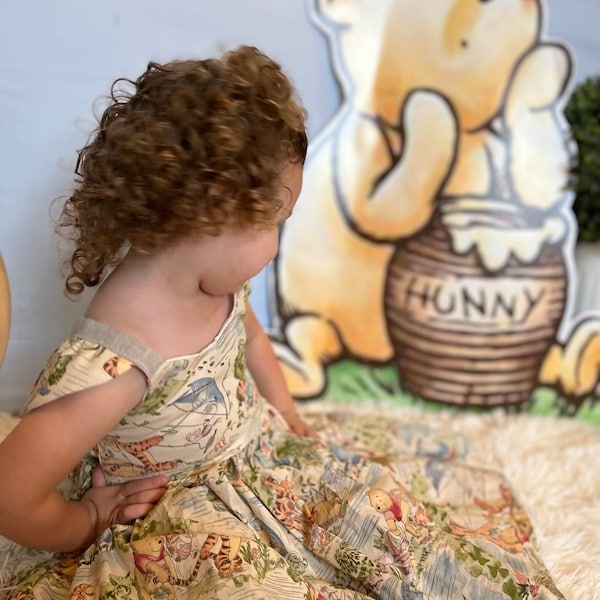 Winnie the Pooh Dress - Etsy
