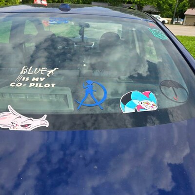 Allan Smiling Friends Sticker Mirror Front Facing Allan Waterproof ...