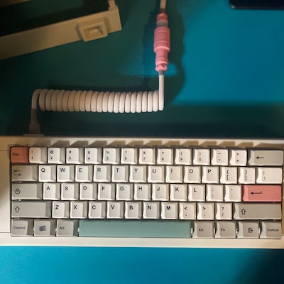 Create Your Own Custom Aviator Connector Coiled Keyboard Cable Made to ...