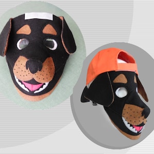 Dog Mask PDF Pattern - Etsy