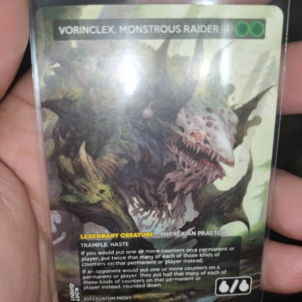 Slug MTG Tokens Toxrill the Corrosive Full Art Custom Tokens ...