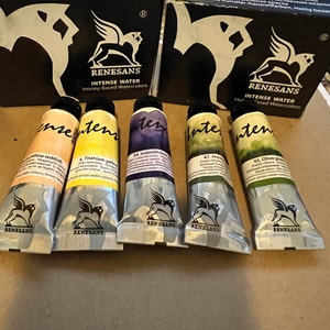 Intense Watercolor Paint in Tube by Renesans: Professional - Etsy