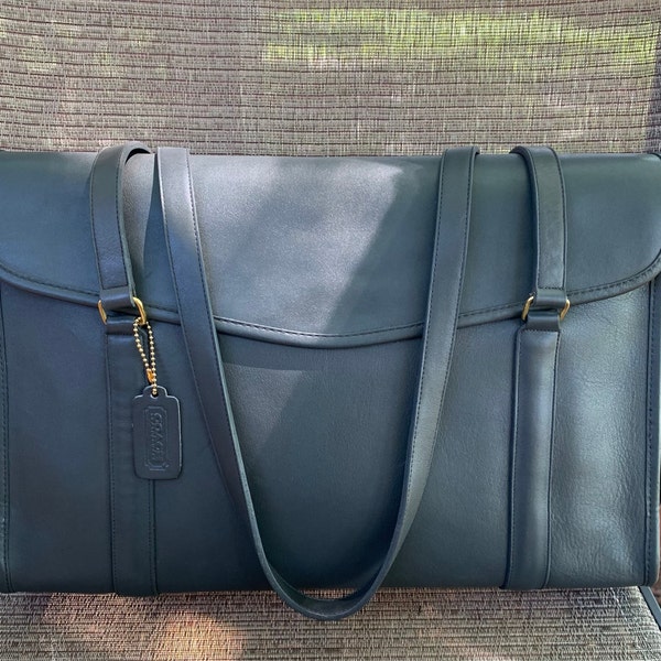 British Tan CHADWICK BOWLER Satchel Bag With Brass, Vintage Coach #9928 ...