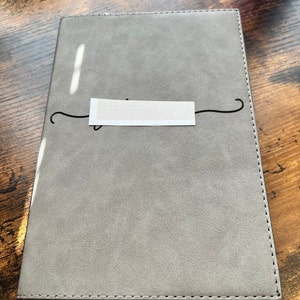 Personalized Leather Journal, Personalized Notebook, Leatherette ...