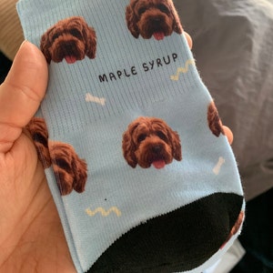 Custom Pet Socks with Name Custom Photo Socks, Custom Socks ...