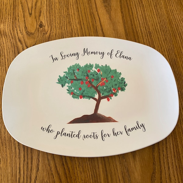 Custom Text Design Photo Logo Personalized Platter, Personalized Gift ...