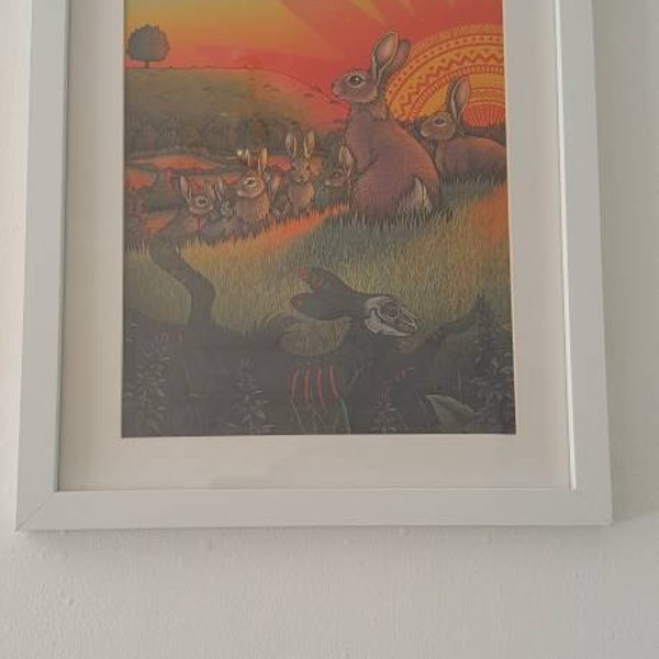 Fiver's Vision Illustration A4 Print - Etsy