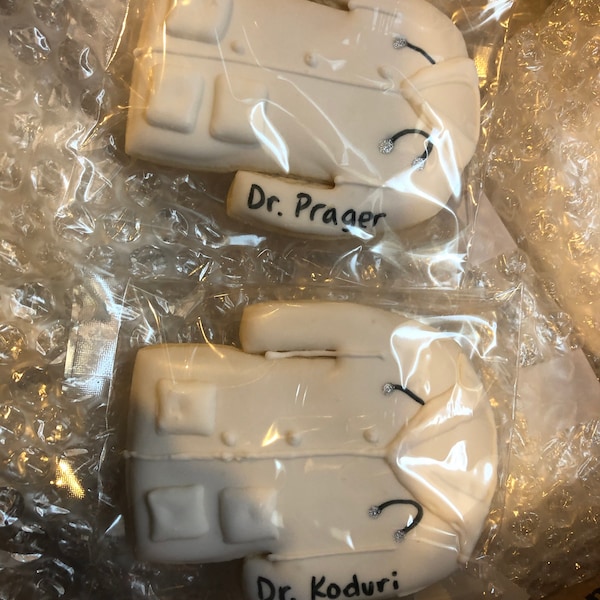 Custom Sugar Cookies / Dr. Coat Cookies - 1 Dozen - Etsy