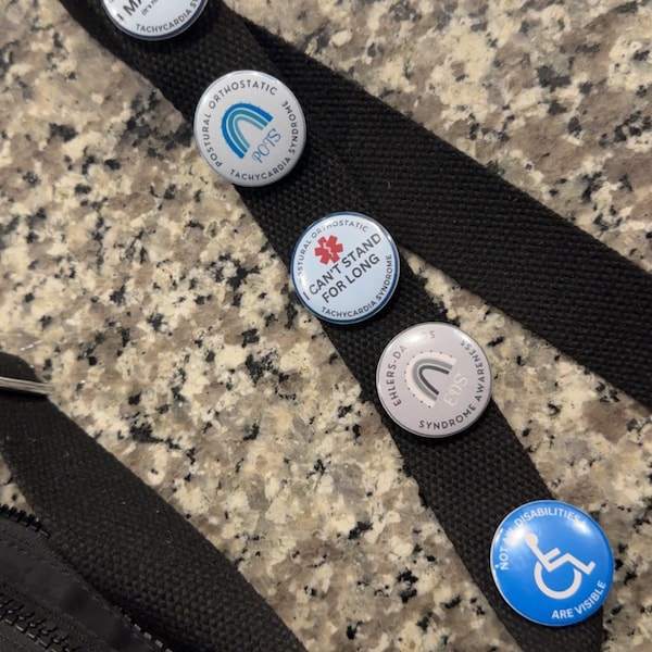 POTS Dysautonomia Medical Alert Button, Please Offer Me a Seat, I Can't ...