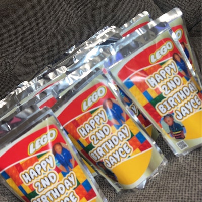 Building Blocks Juice Pouch Labels, Editable Building Blocks Juice Box ...