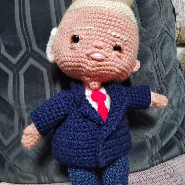 CROCHET PATTERN: Amigurumi-trump Doll - Etsy