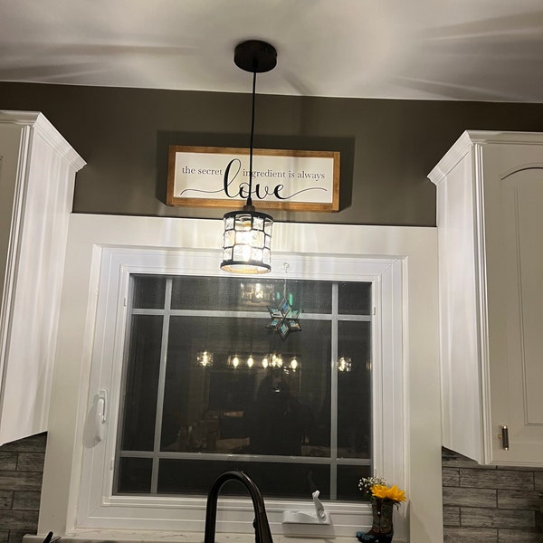 Kitchen Sign, the Secret Ingredient is Always Love Sign, Kitchen Wall ...