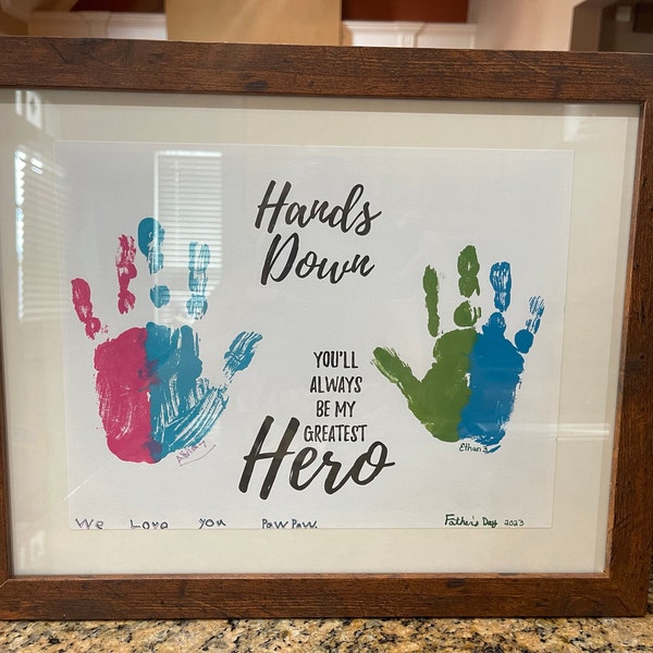 Memorial Thumbprint Art, Fingerprint Heart Keepsake, Using Fingerprints ...