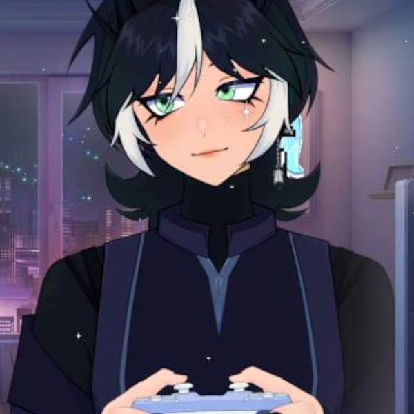 Animated Chat Box Cute Twitch Overlay With Adorable Purple Love Angel ...