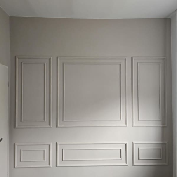 Wall Molding Package Ready to Assemble, Pre-cut Factory Primed, Wall ...