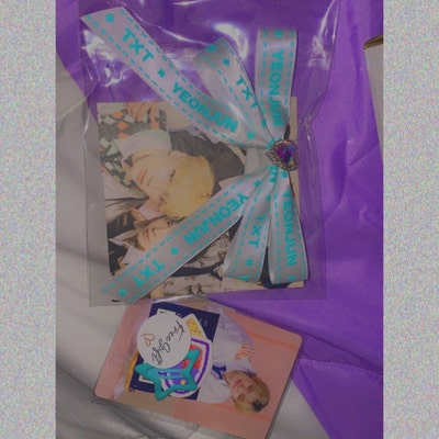 BTS SUGA AGUST D Ribbon Bow Keychain Pendant Light Stick Lanyard ...