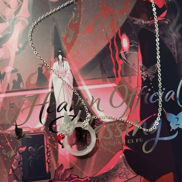 HSR Lingsha Earrings Honkai Star Rail Merch Red Flower Gold Bell ...