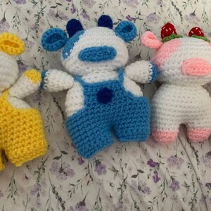 10-in-1 Fruit Cows Crochet Pattern Bundle amigurumi Highland Cow ...