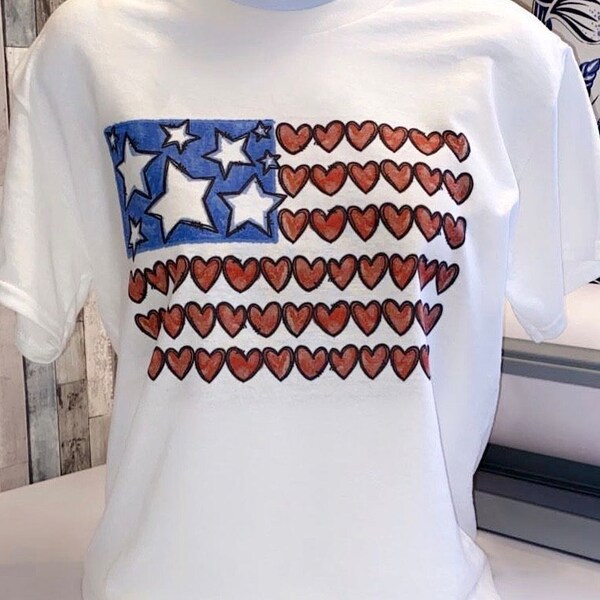 Patriotic Peace Hand Sign PNG Sublimation Design | American Flag ...