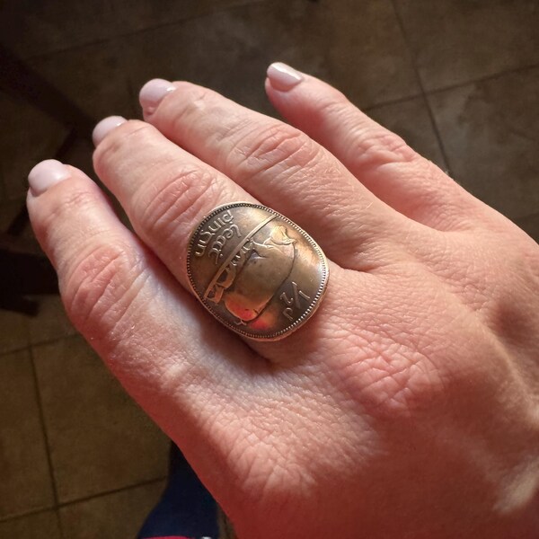 Pig Ring | Pig Coin Ring | Bermuda Ring | Hog Ring | Farm Animal ...