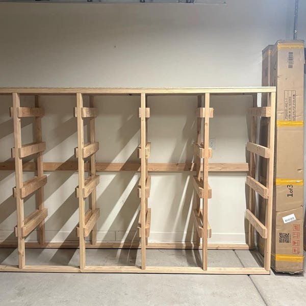 HDX 27 Gallon Tote Rack Plans, Tote Garage Storage Shelves ...