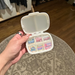 Printable Medicine Labels Pill Container, Travel Pill Case, Pill Case ...