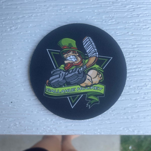 Personalized Pub Coasters- Set of 2- 3.5 Inch Round Rubber Backed Drink ...