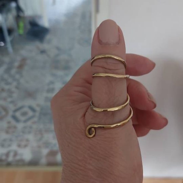 Arthritis Thumb MCP Splint Yellow Bronze, EDS Splint Ring - Etsy