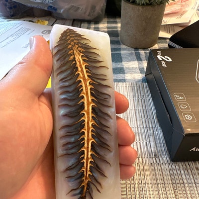 3D Printed Knife Scale Design in Blaze Orange and Lime Green Knife ...