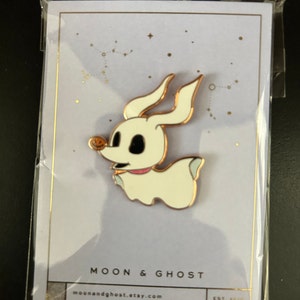 Zero the Ghost Dog Pin - Etsy