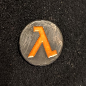 Hand Cast Half Life Lambda 1.1 Inch Lapel Pin - Etsy