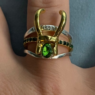 The Fool Tarot Card Ring in Black, Stainless Steel Ring in Multi Colors ...
